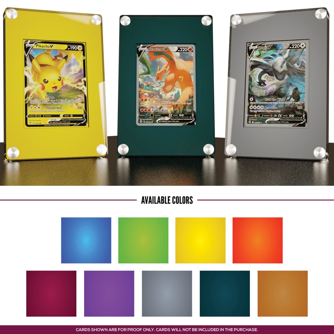 Solid Color Card Displays - Etsy