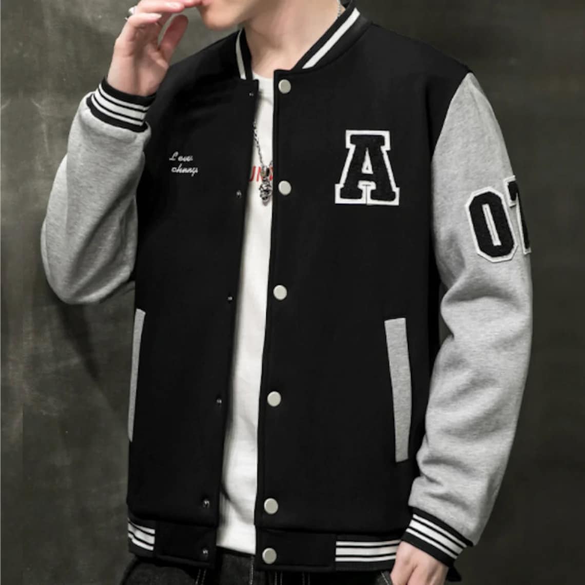 Mens College Baseball Jacket - Etsy