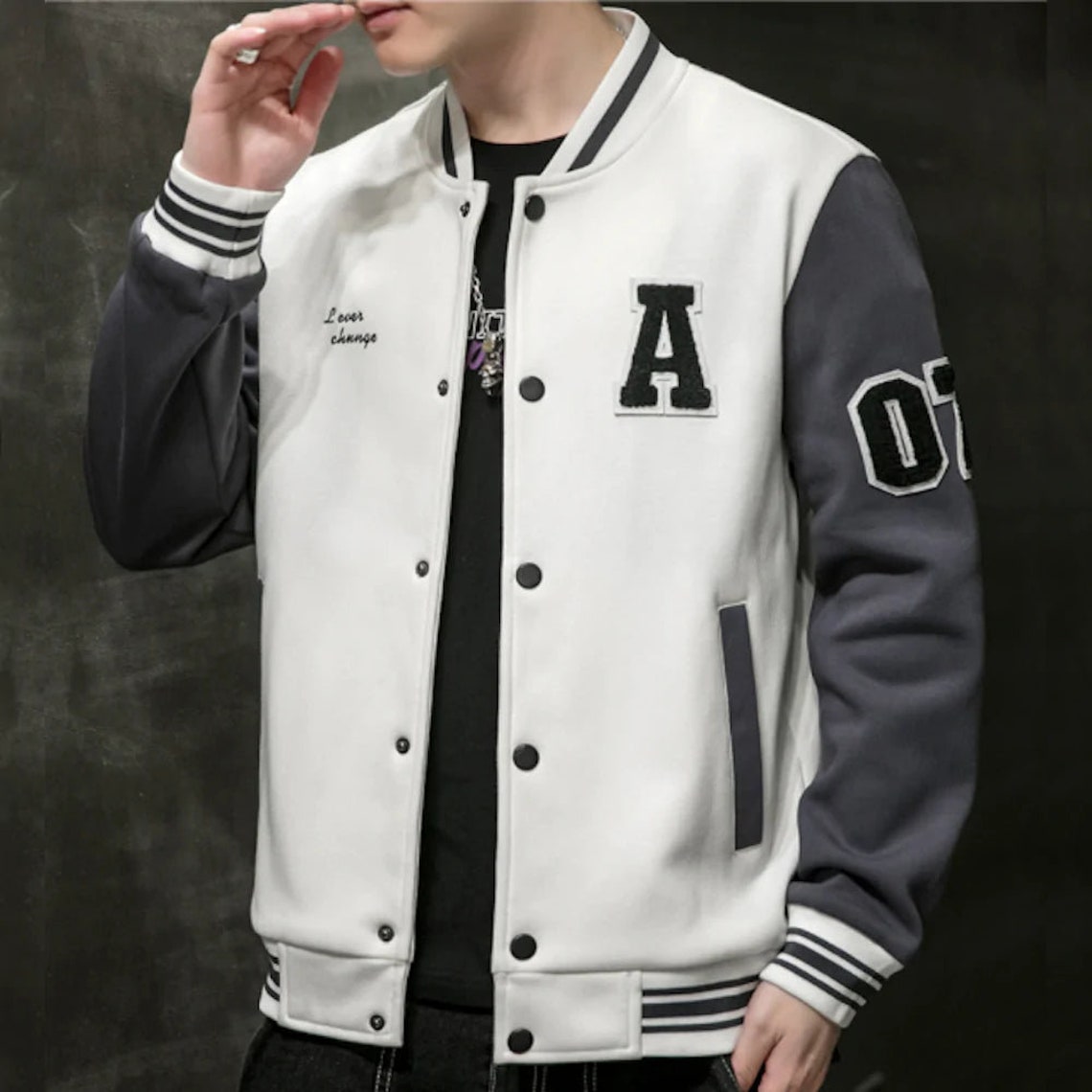 Mens College Baseball Jacket - Etsy