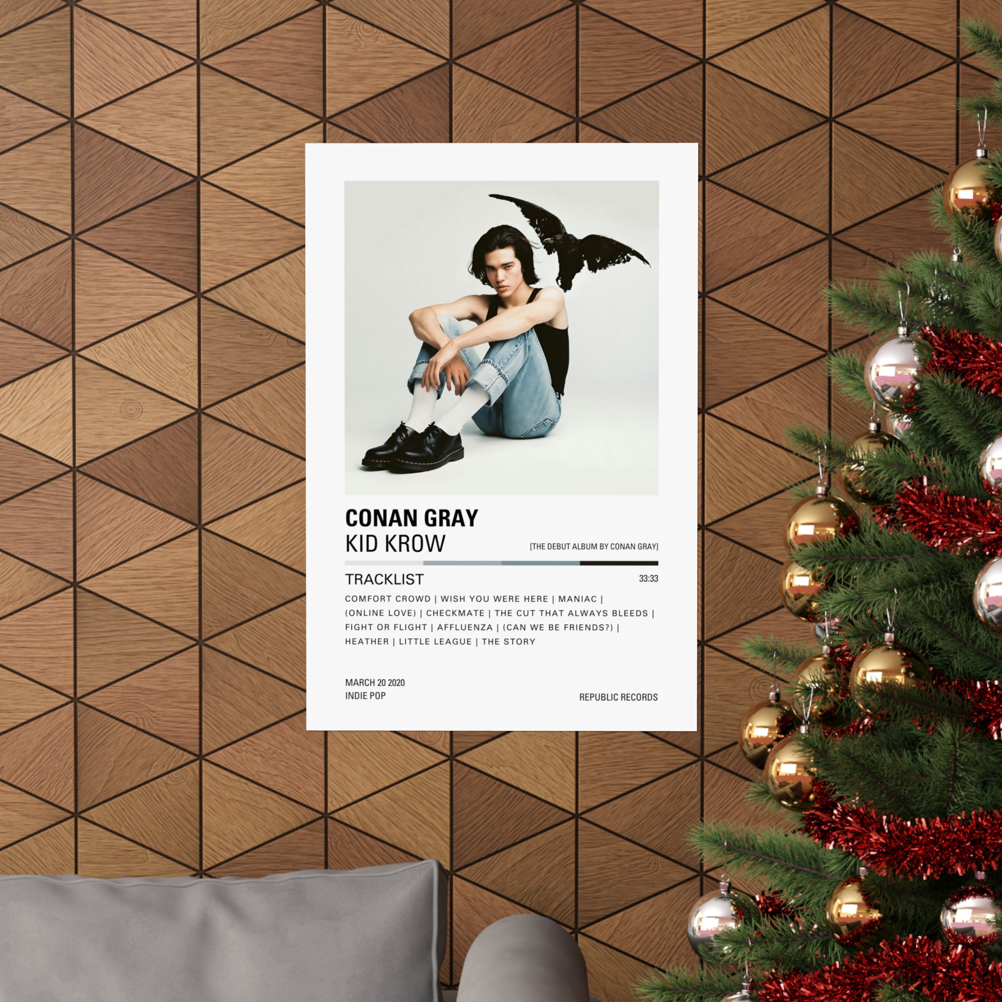 Conan Gray Poster Album Cover / Gift for Indie Pop Fans / Home Bedroom ...