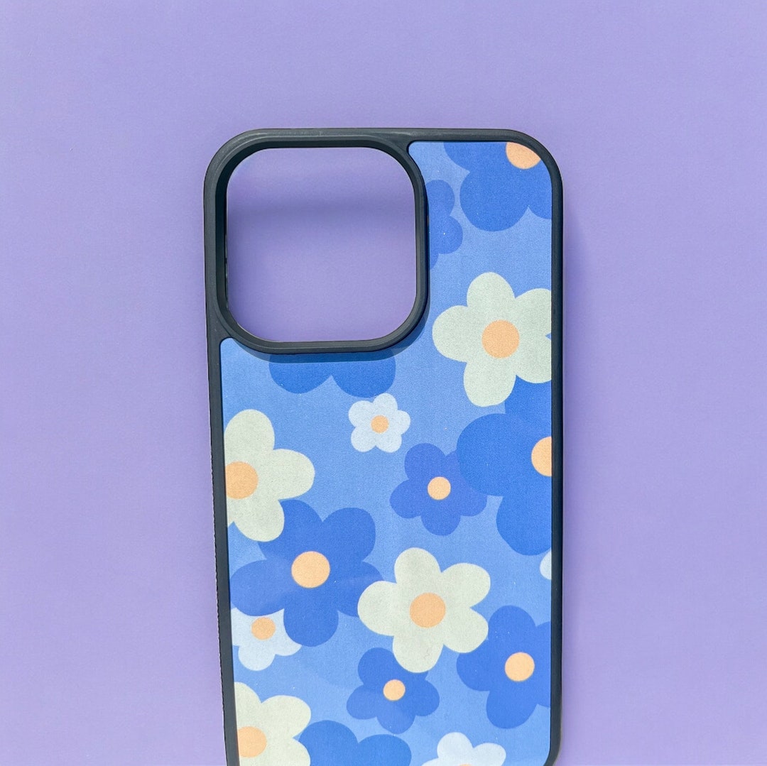 Blue Floral Phone Case - Etsy