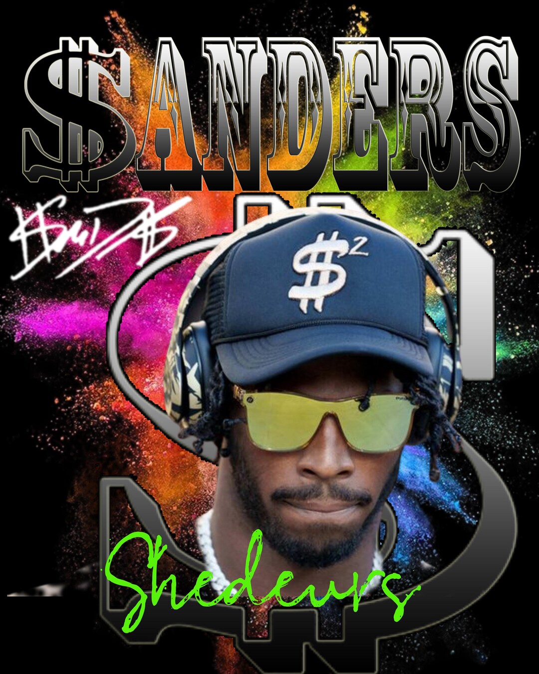 Shedeur Sanders PNG File, Shedeur Sanders Digital File, Sanders PNG ...