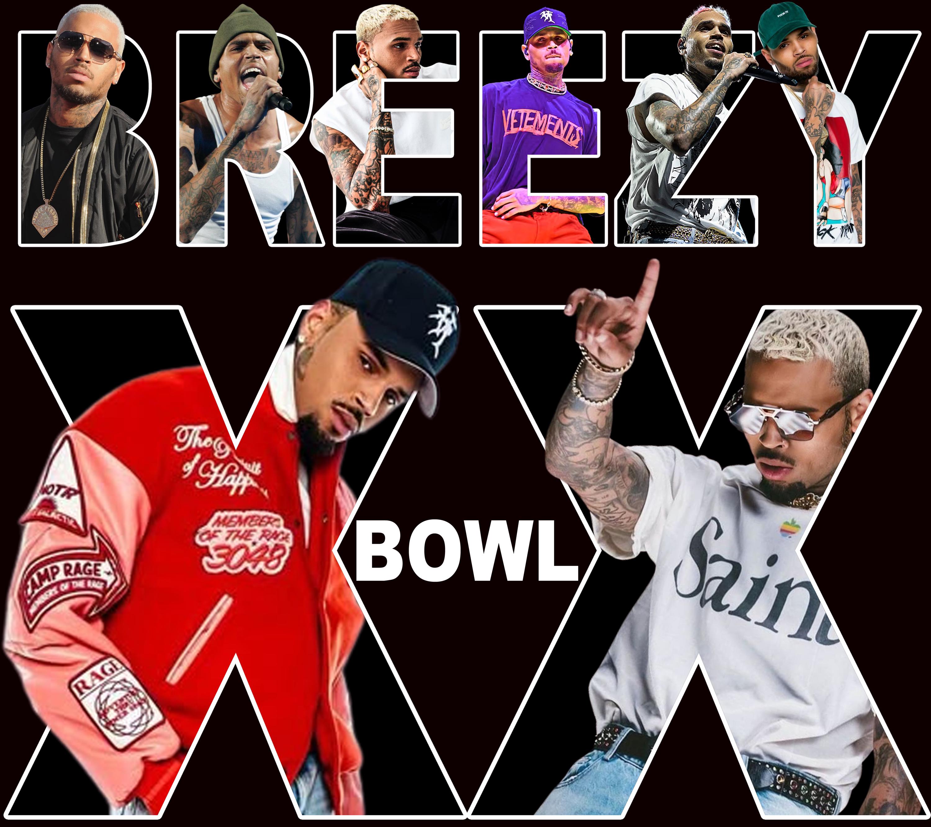 Chris Brown PNG File, Breezy Bowl Xx Digital File, Chris Brown Tour PNG ...