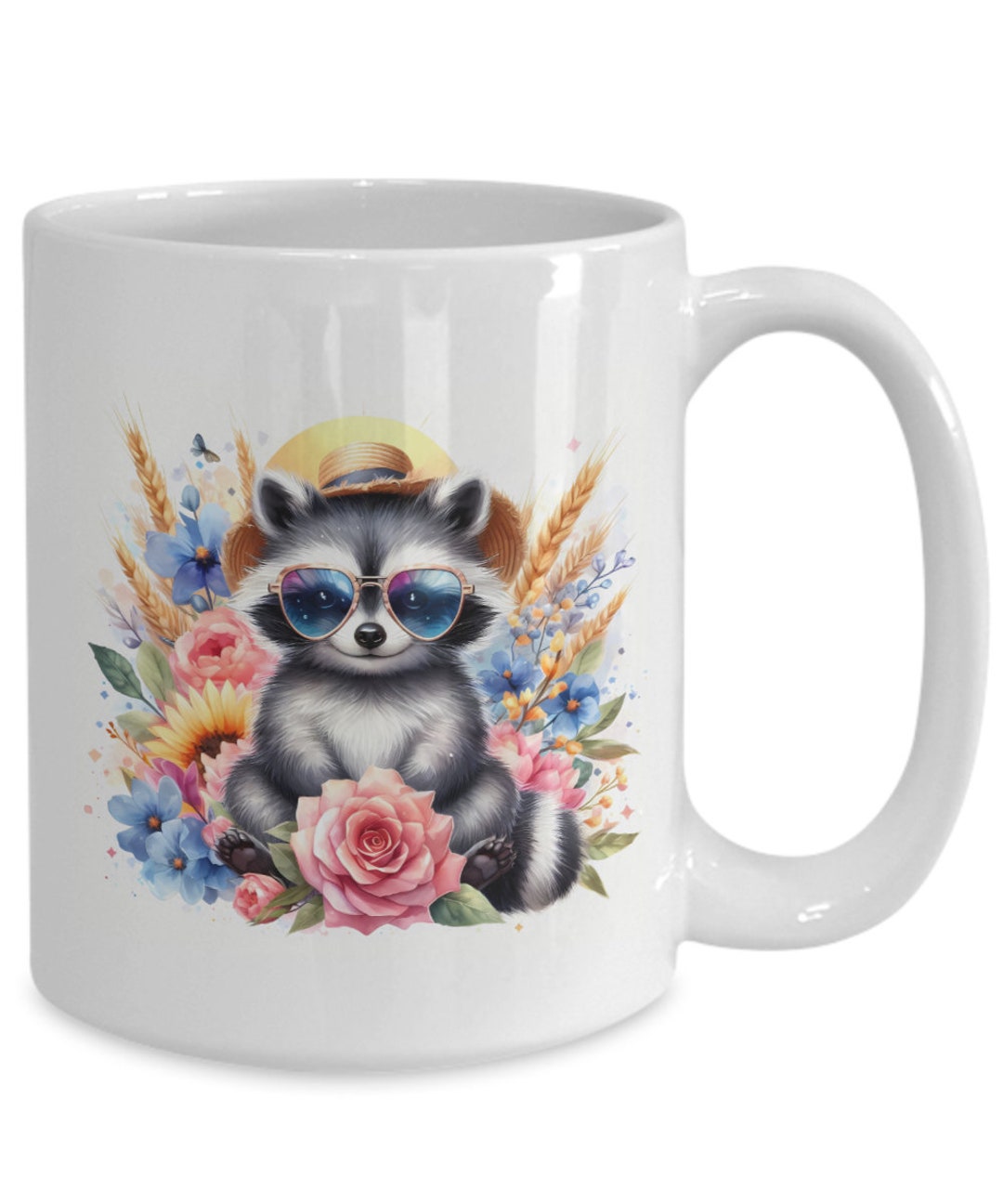 Raccoon Funny Mug, Trash Panda Mug, Racoon , Funny Racoon Mug, Street ...