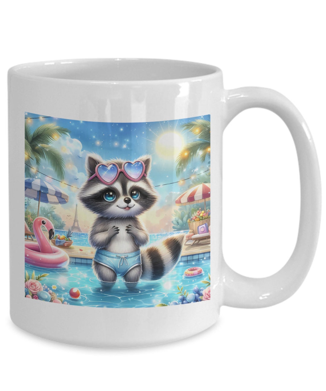 Raccoon Funny Mug, Trash Panda Mug, Racoon , Funny Racoon Mug, Street ...