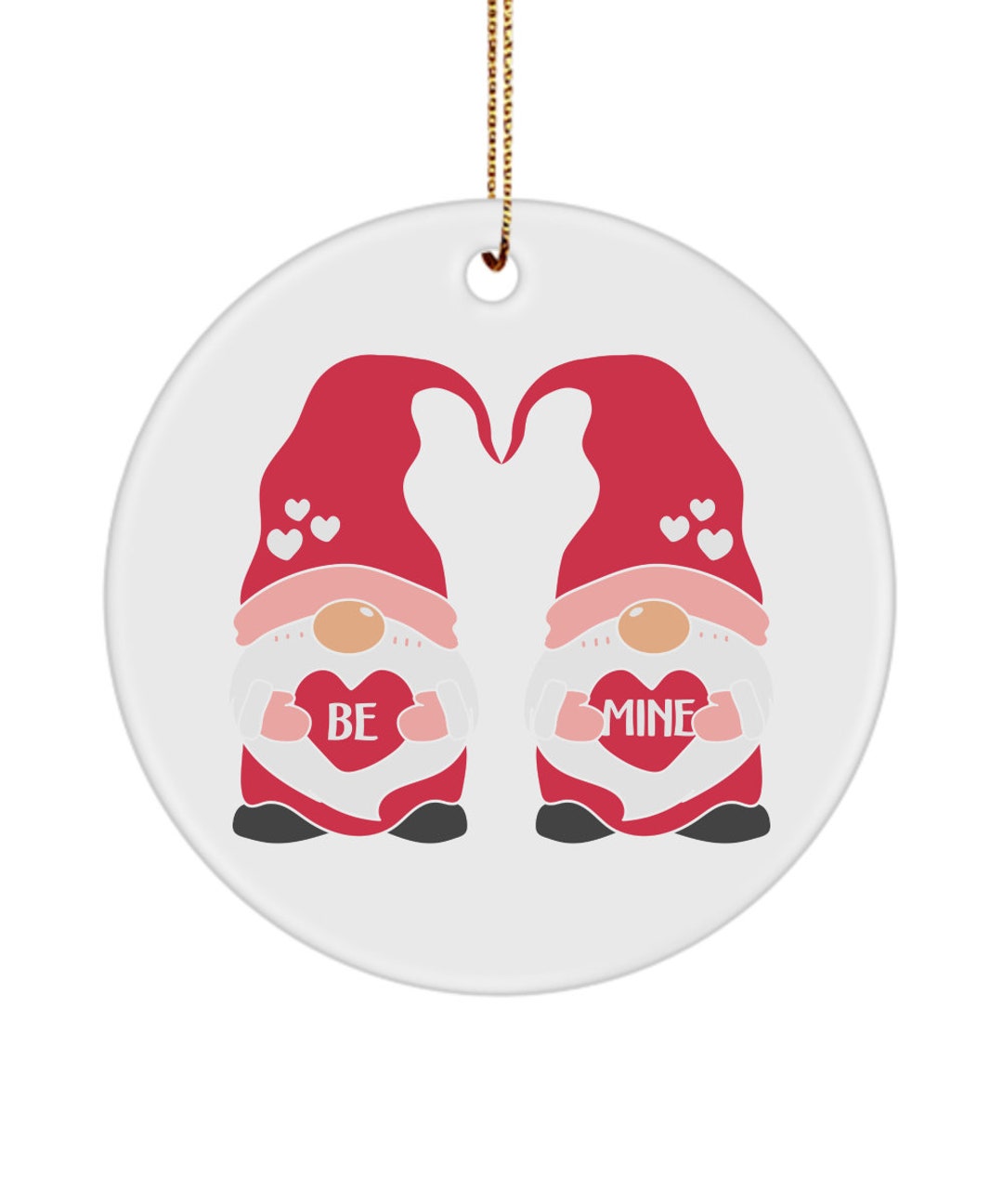 Be Mine Gnomes Ornament, Birthday Christmas Valentine's Day Gifts for ...