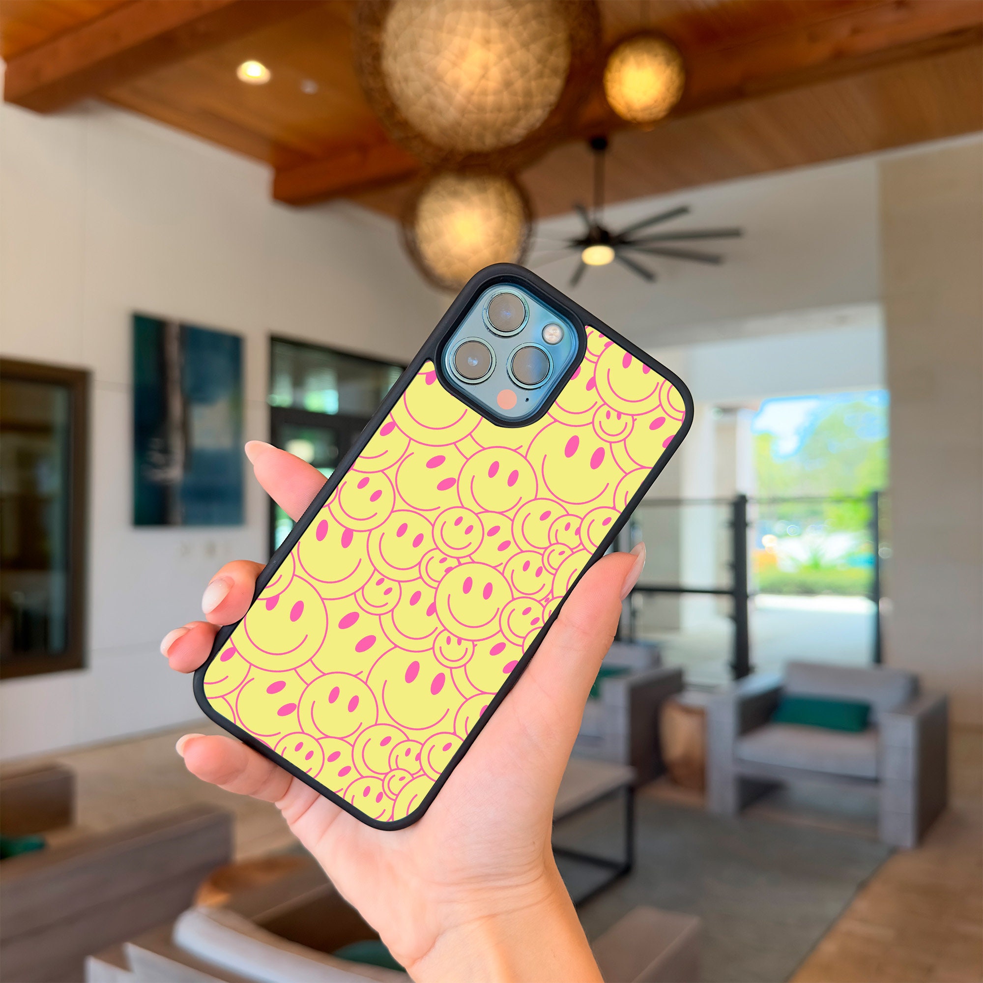 Smiley Face Phone Case Trendy Cute Smile Phone Case for - Etsy