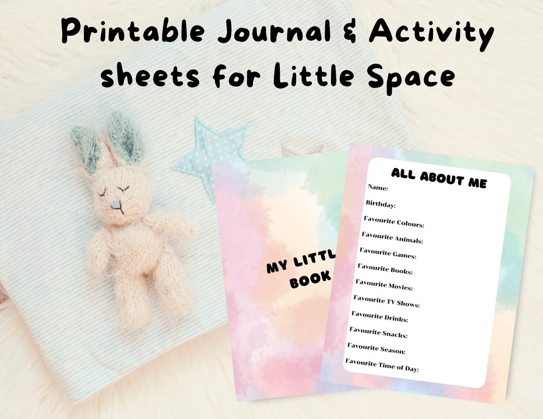 Printable Little Space Journal and Activity Book - Etsy