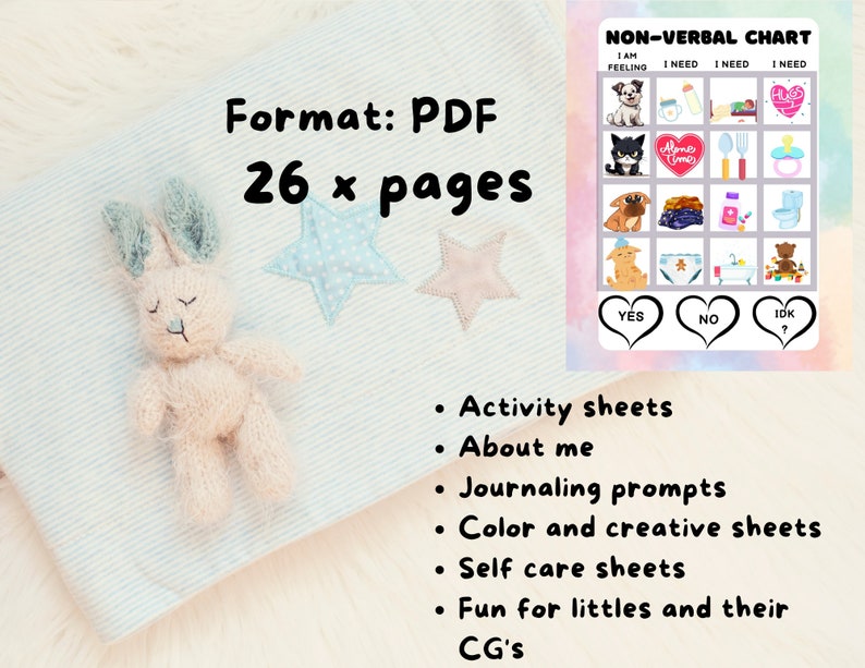 Printable Little Space Journal and Activity Book - Etsy