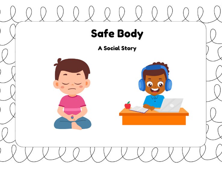 A Safe Body Social Story - Etsy