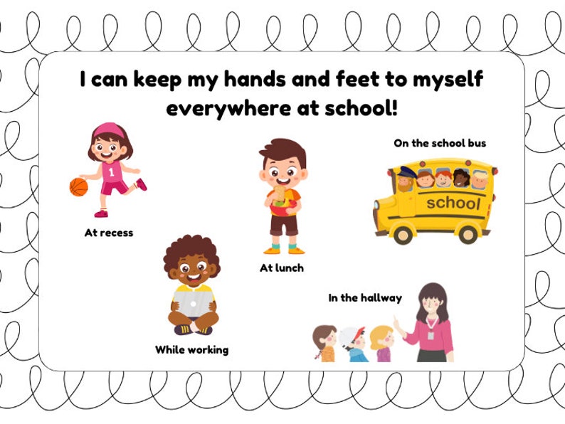 A Safe Body Social Story - Etsy