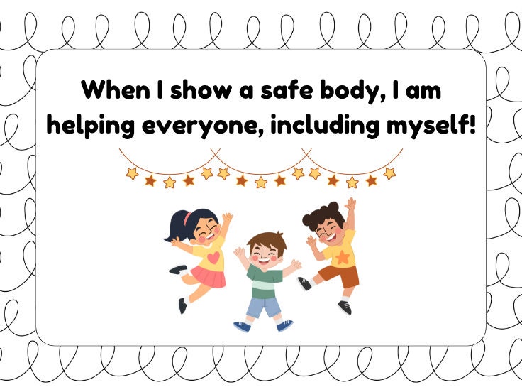 A Safe Body Social Story - Etsy