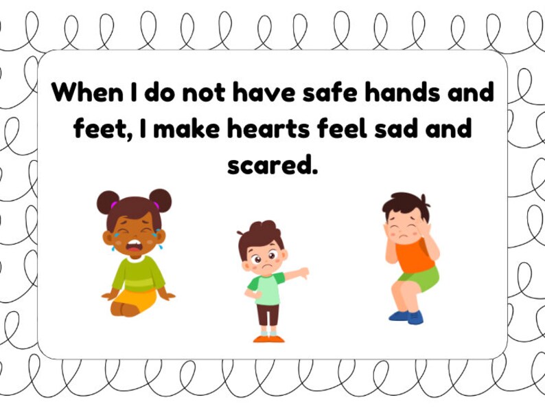 A Safe Body Social Story - Etsy