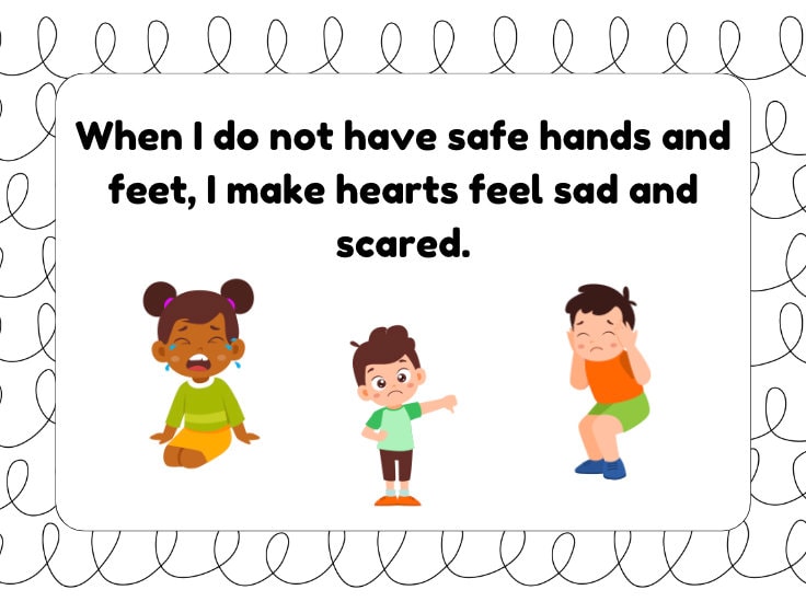 A Safe Body Social Story - Etsy