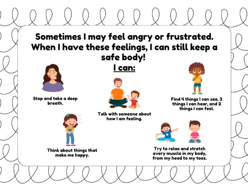 A Safe Body Social Story - Etsy