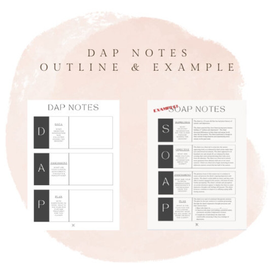 DAP Note Outline - Etsy