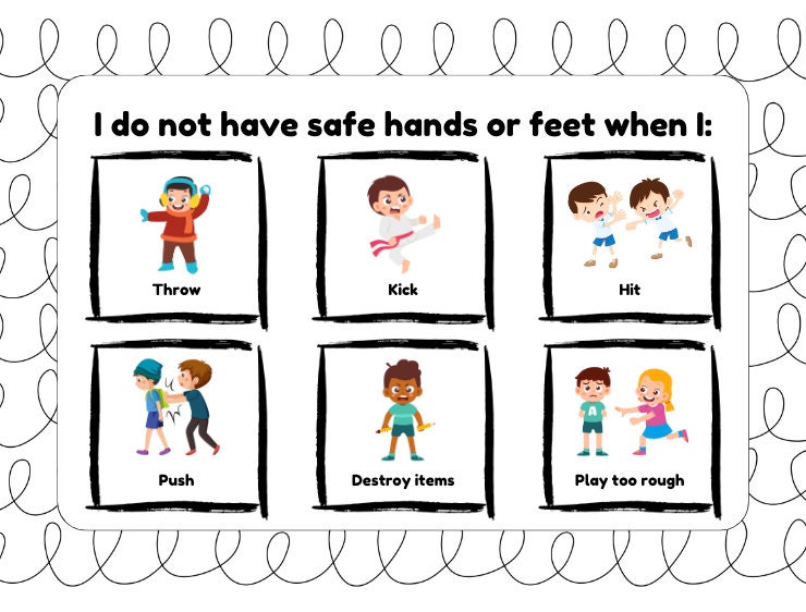 A Safe Body Social Story - Etsy