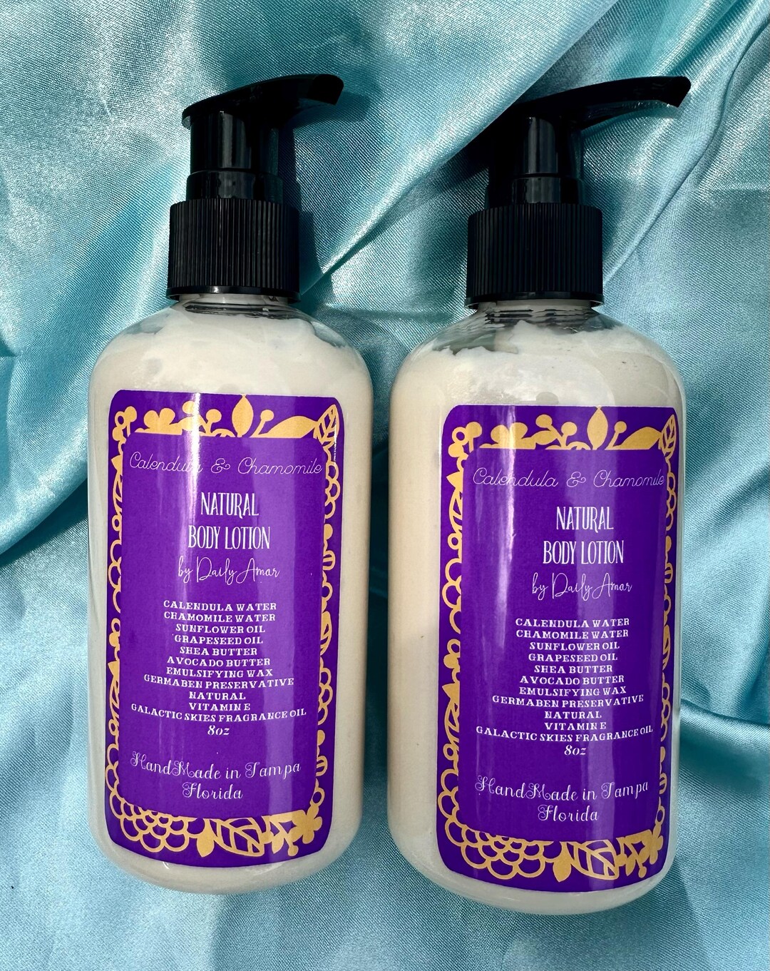 Natural Calendula Chamomile Body Lotion/body Lotion/ Natural Body ...