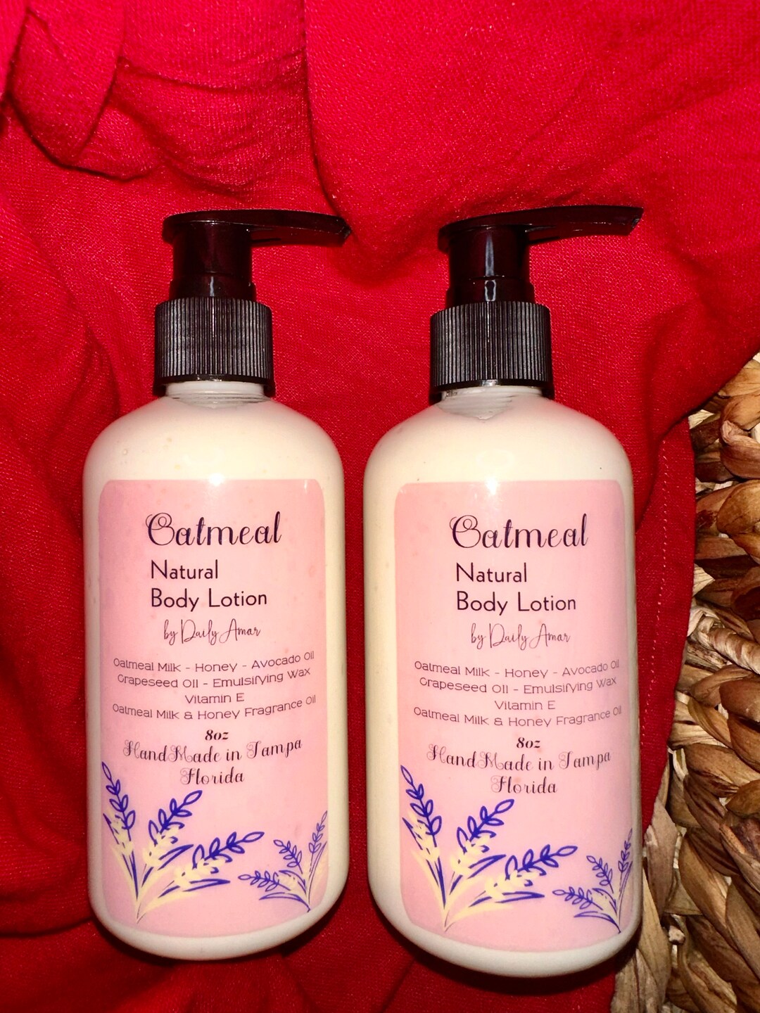 Oatmeal Body Lotion/body Lotion/ Hydrating Body Lotion/natural Body ...