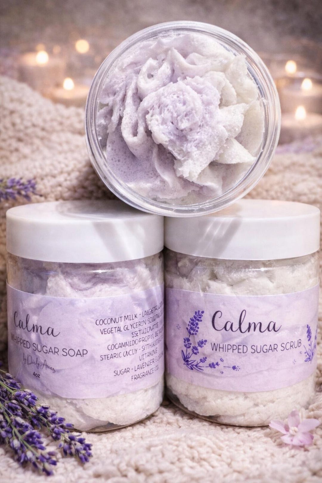 Whipped Sugar Soap/calm Whipped Soap/whipped Soap/coconut Whipped Soap ...