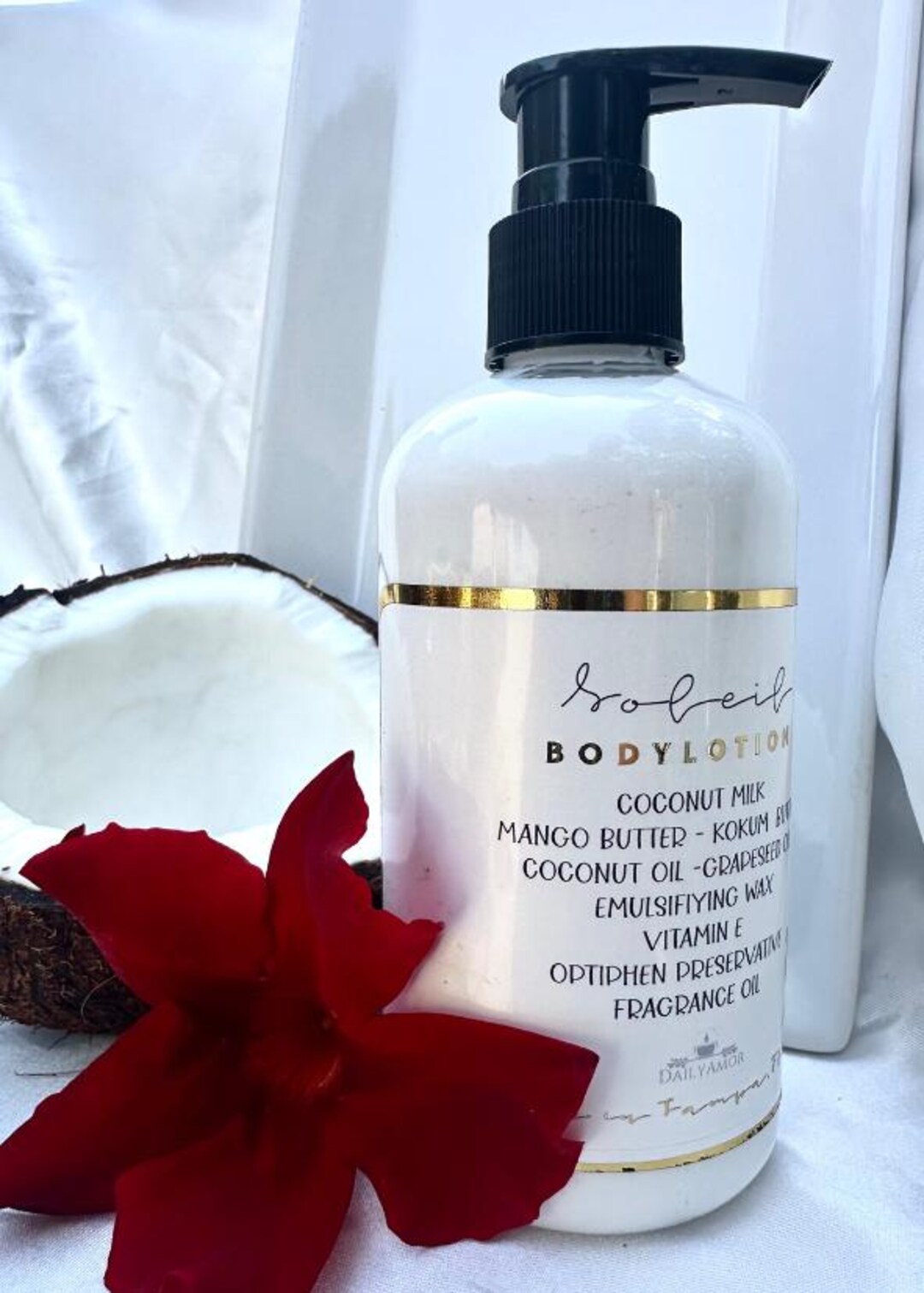Soleil Coconut Body Lotion –non-greasy/non-greasy Hydration/intensive ...