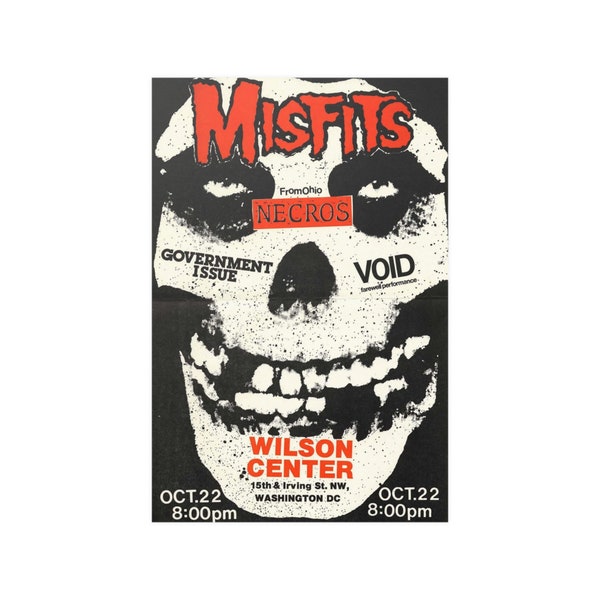 Vintage Misfits Poster - Etsy