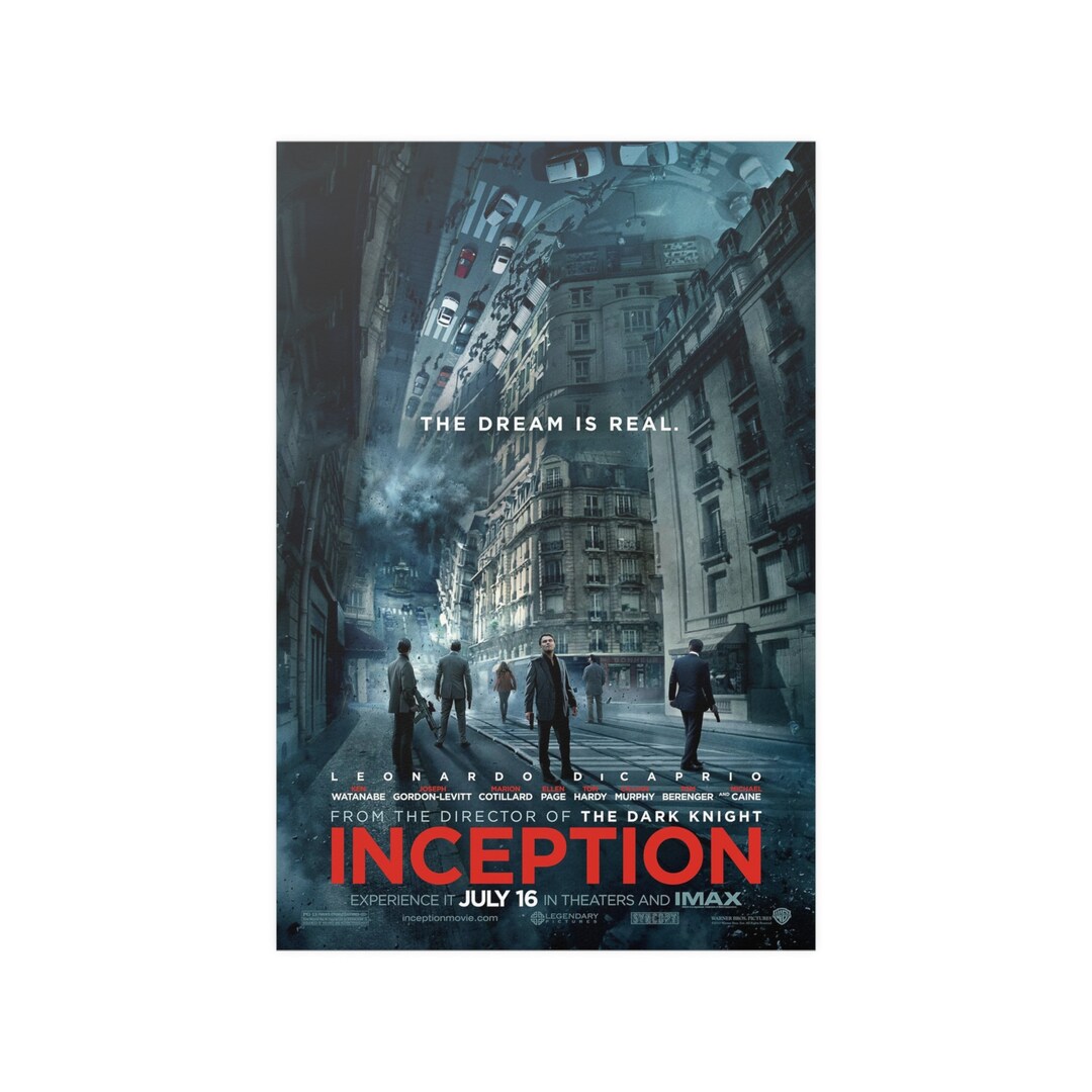 Inception Vintage Movie Poster - Etsy
