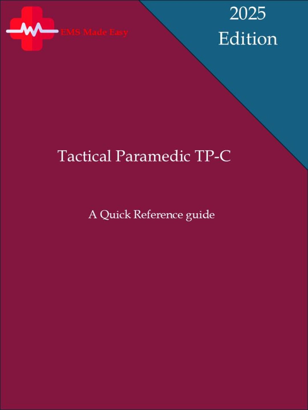 Tactical Paramedic TP-C Exam Review & Quick Reference - Etsy