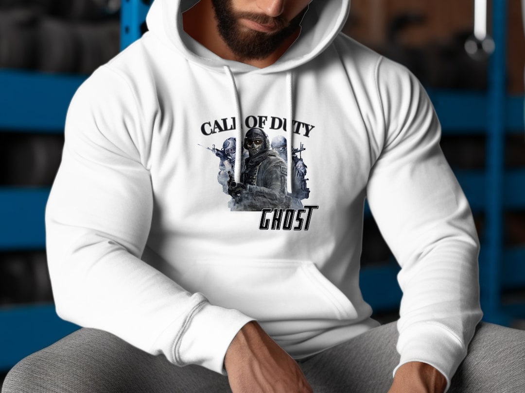 Call of Duty Ghost Inspired Hoodie, Graphic Gaming Pullover, Unisex ...