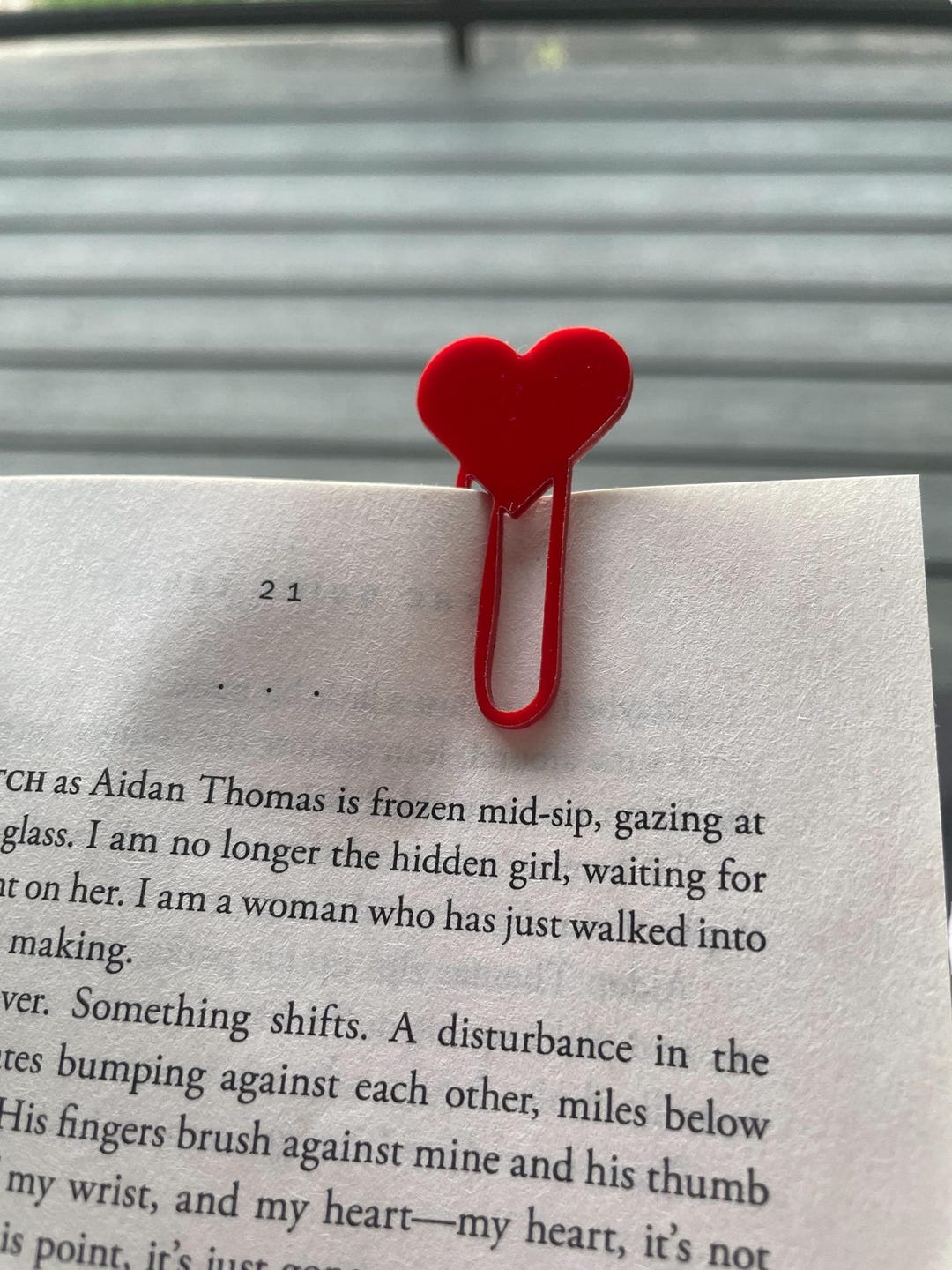 Heart Paper Clip Bookmark, Heart Bookmark, Bookmark, Paper Clip ...