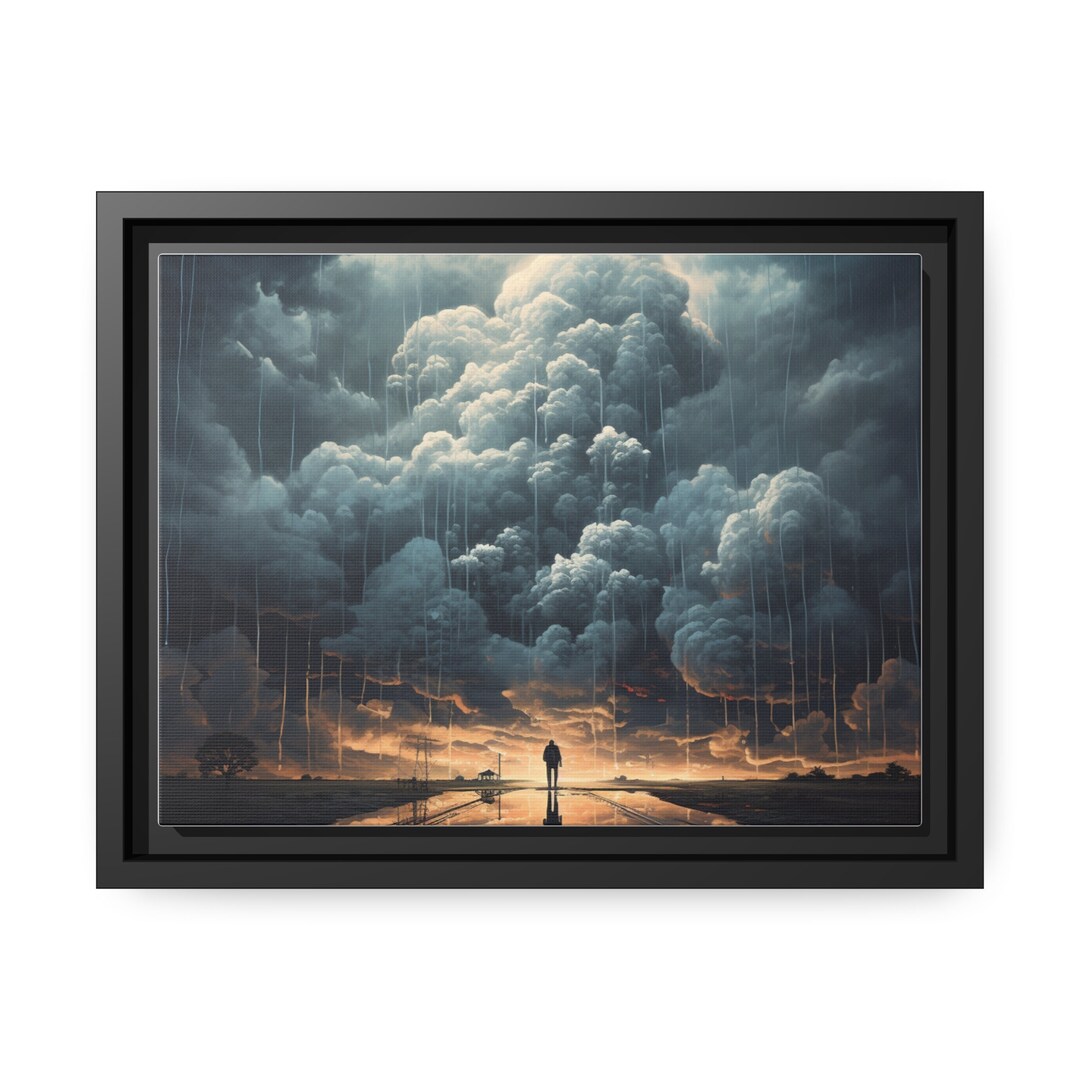 The Storm Print Home Decor Accent Painting Storm Print Wall - Etsy