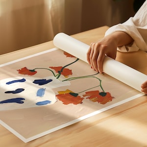 Poster Mockup With Person | Poster Roll Mockup | Unrolling Rolling ...