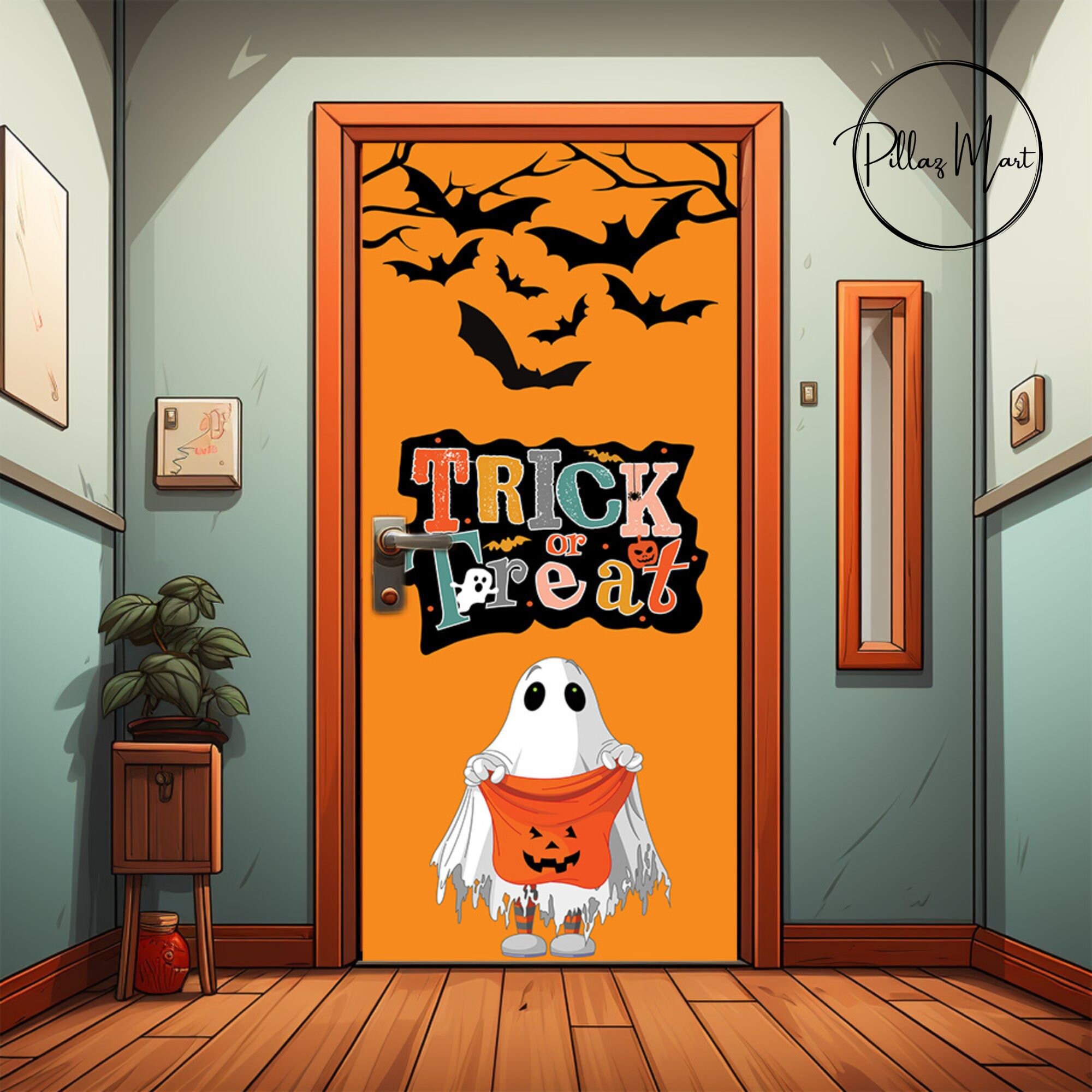 Halloween Door Poster Printable Door Poster Printable - Etsy