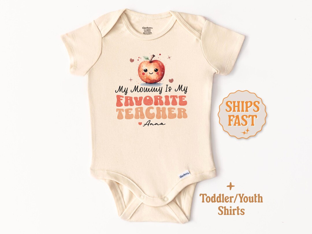 Teacher Onesie ® Teacher Mom Onesie ® Teacher Baby Gift Teacher Baby ...
