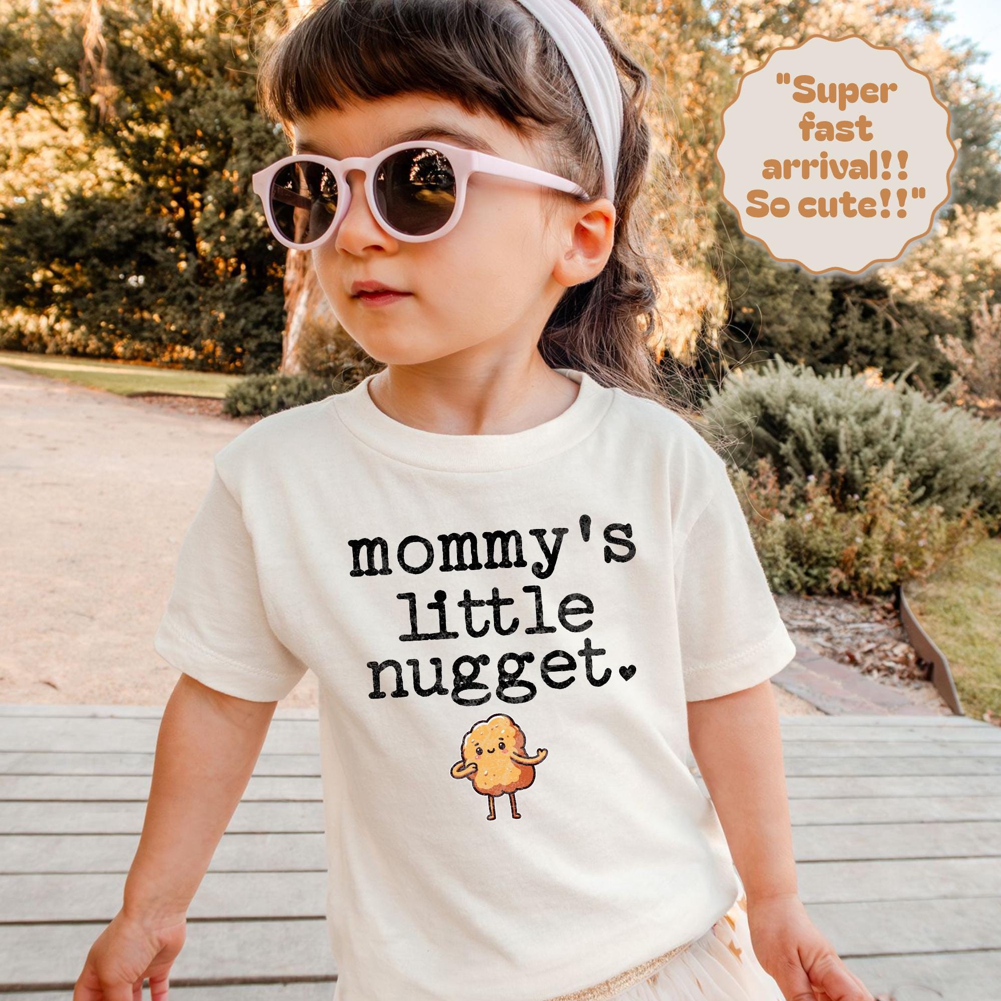 Mommy's Little Nugget Onesie® Chicken Nugget Baby Onesie® Lil Nugget ...