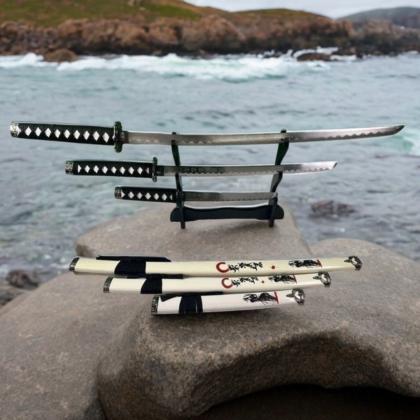 Samurai Swords Set - Etsy