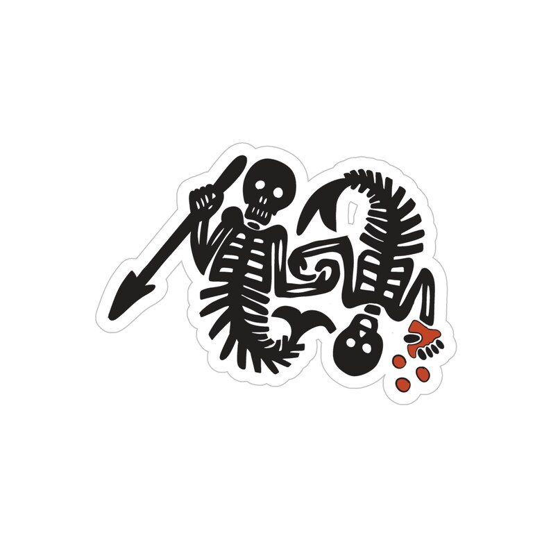 Our Flag Means Death OFMD Vinyl Sticker of by Blackbeard's Flag Two ...