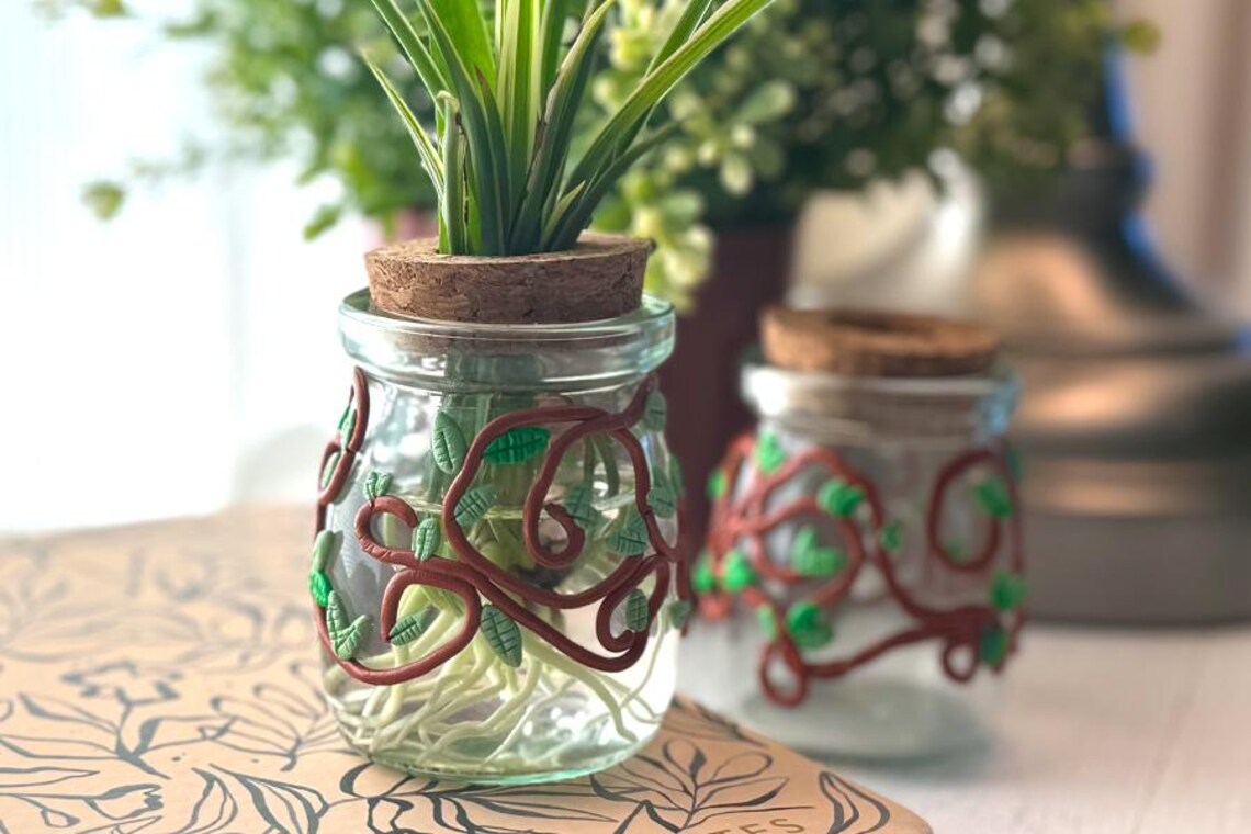 Handmade Plant Propagation Jar: Ivy Vine Decor, Hydroponic Planter - Etsy