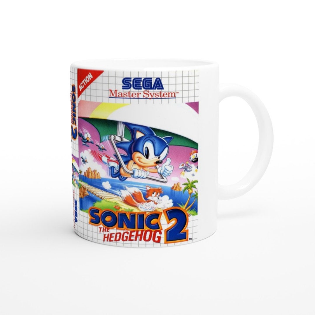 Sonic the Hedgehog 2 Sega Inspired Mug, Gamer Coffee Cup, Video Game ...