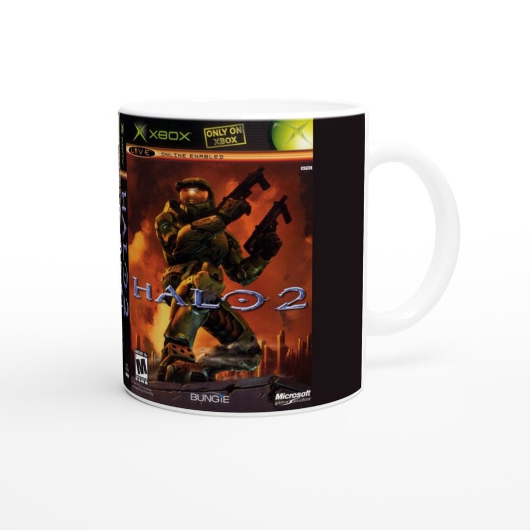 Xbox Halo Inspired Mug, Gamer Coffee Cup, Video Game Lover Gift, Geek ...