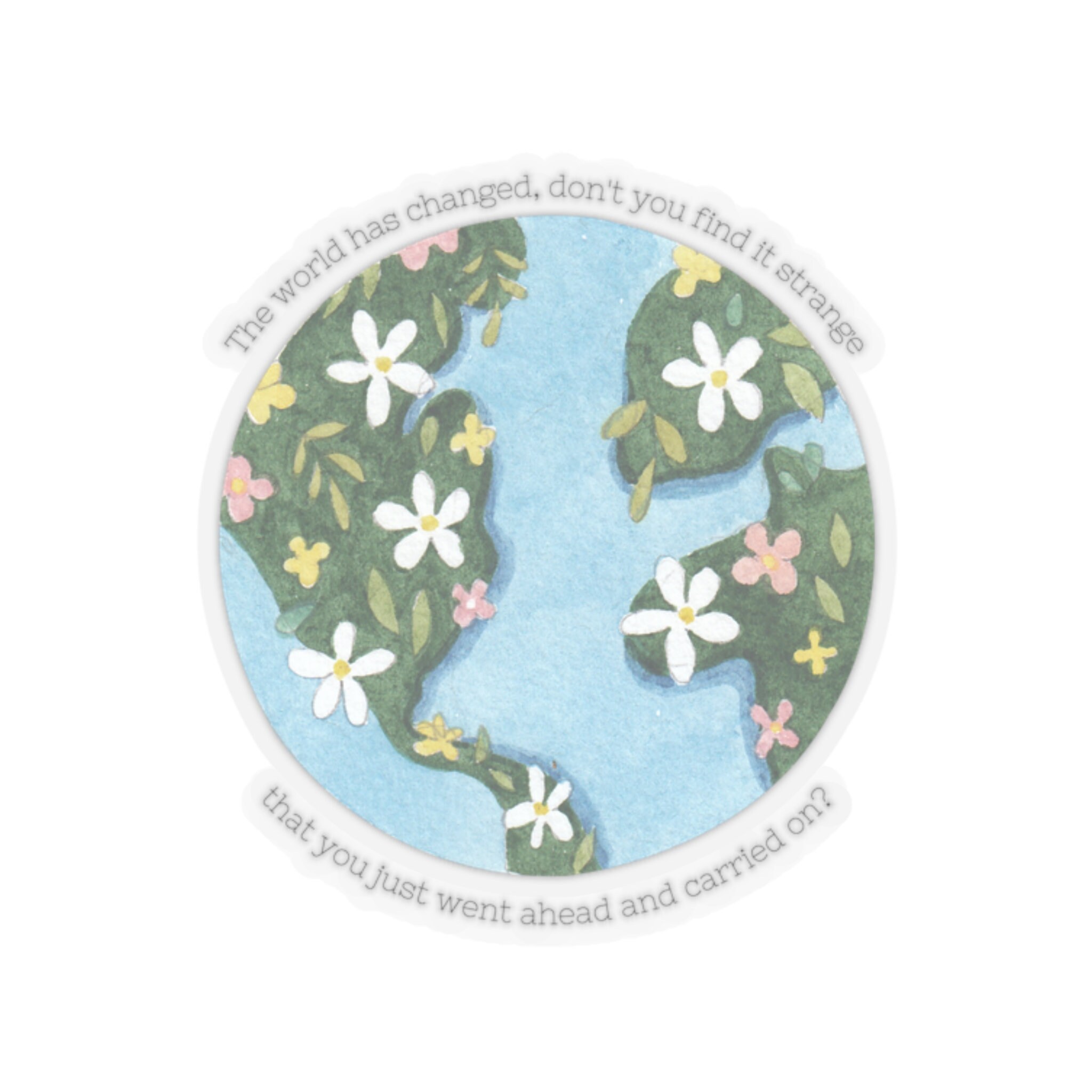 Noah Kahan Inspired Stickers Lyrics Inspired Sticker - Etsy