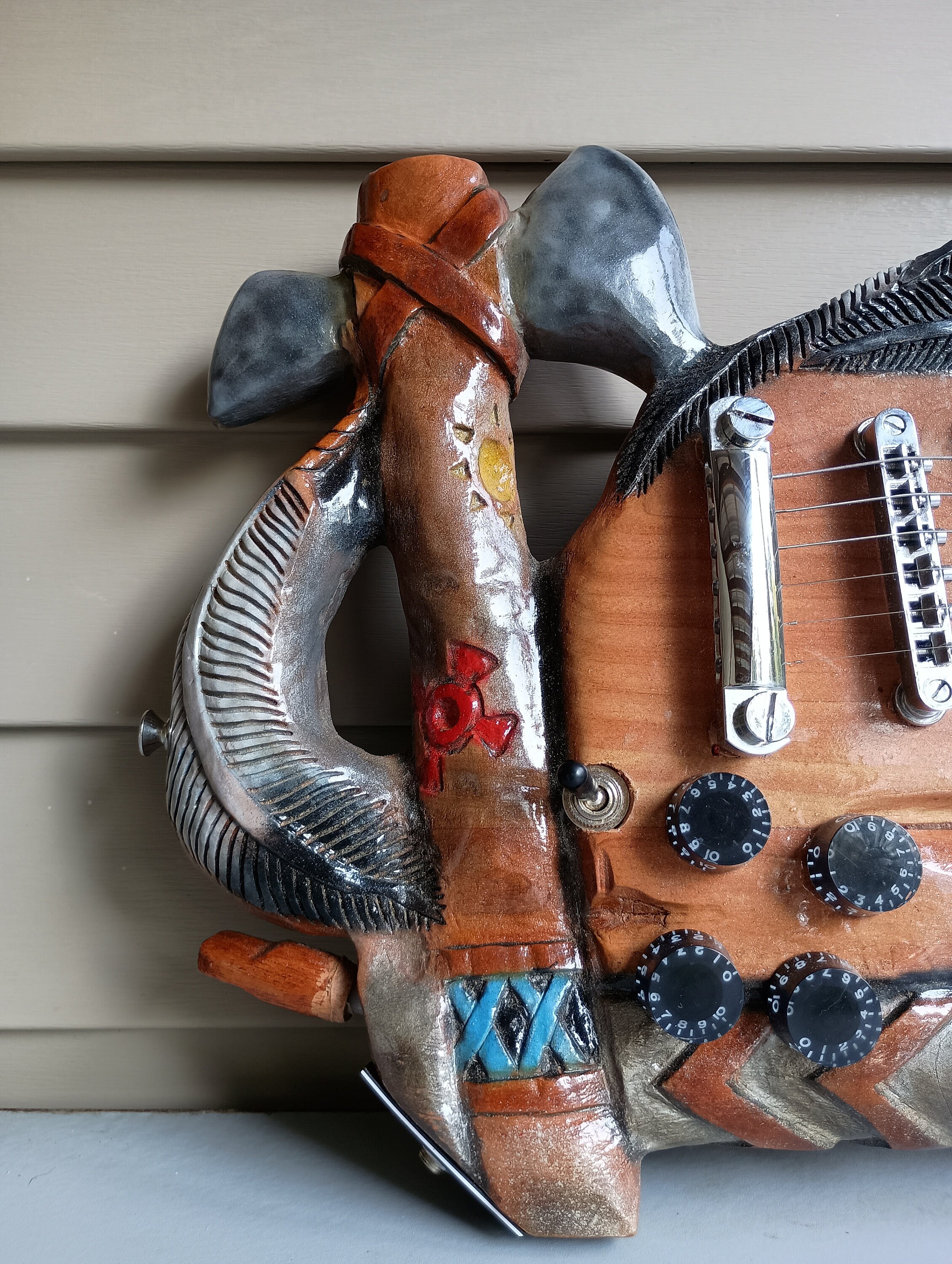 Peace Pipe, Guitar, Handmade, Native American - Etsy
