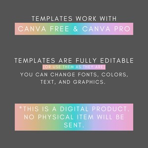 Colorful Calendar, Printable Rainbow Planner Template, Editable, A4 ...