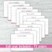 Colorful Printable Calendar: A4, A5, Letter Sizes (digital Download) - Etsy