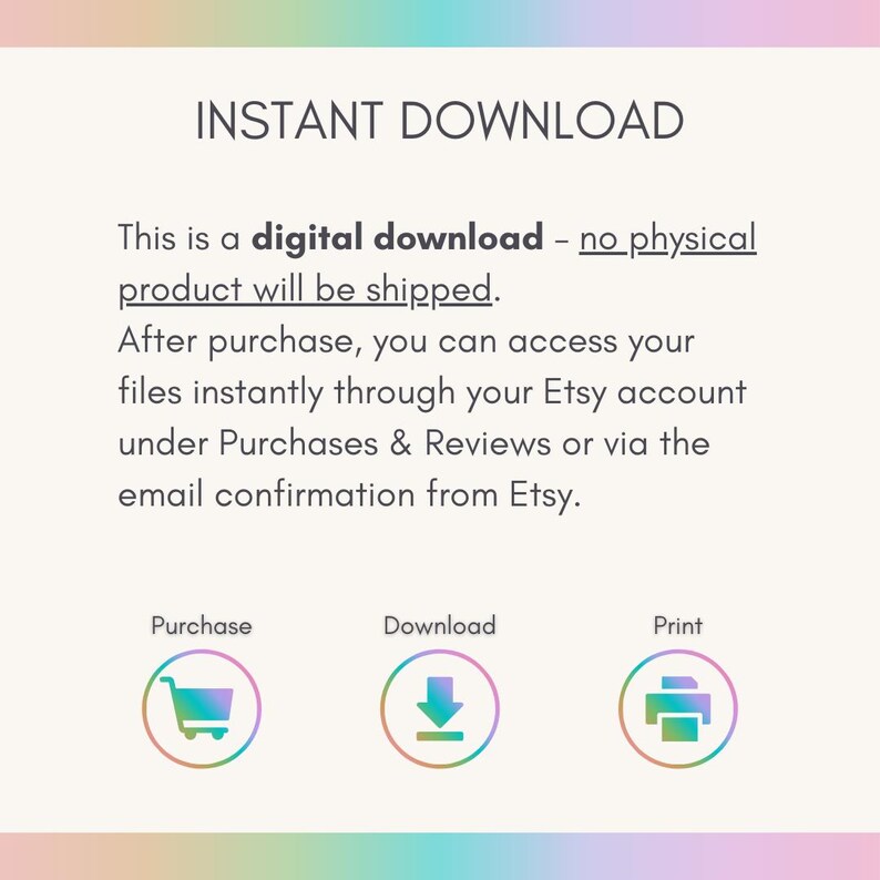 Color-coded Rainbow Note Paper, Printable Writing Paper, Study, Note ...