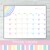 Printable Stationery, Colorful Galaxy Note Paper, A5, Half Letter, PDF ...