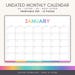 Colorful Printable Calendar: A4, A5, Letter Sizes (digital Download) - Etsy