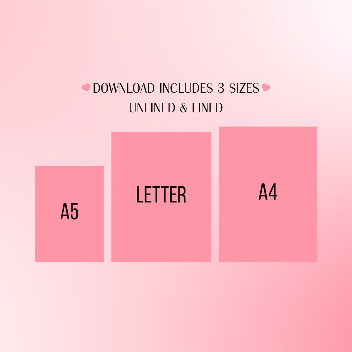 Printable Note Page Watercolor Floral, Lined Note Paper Printable ...