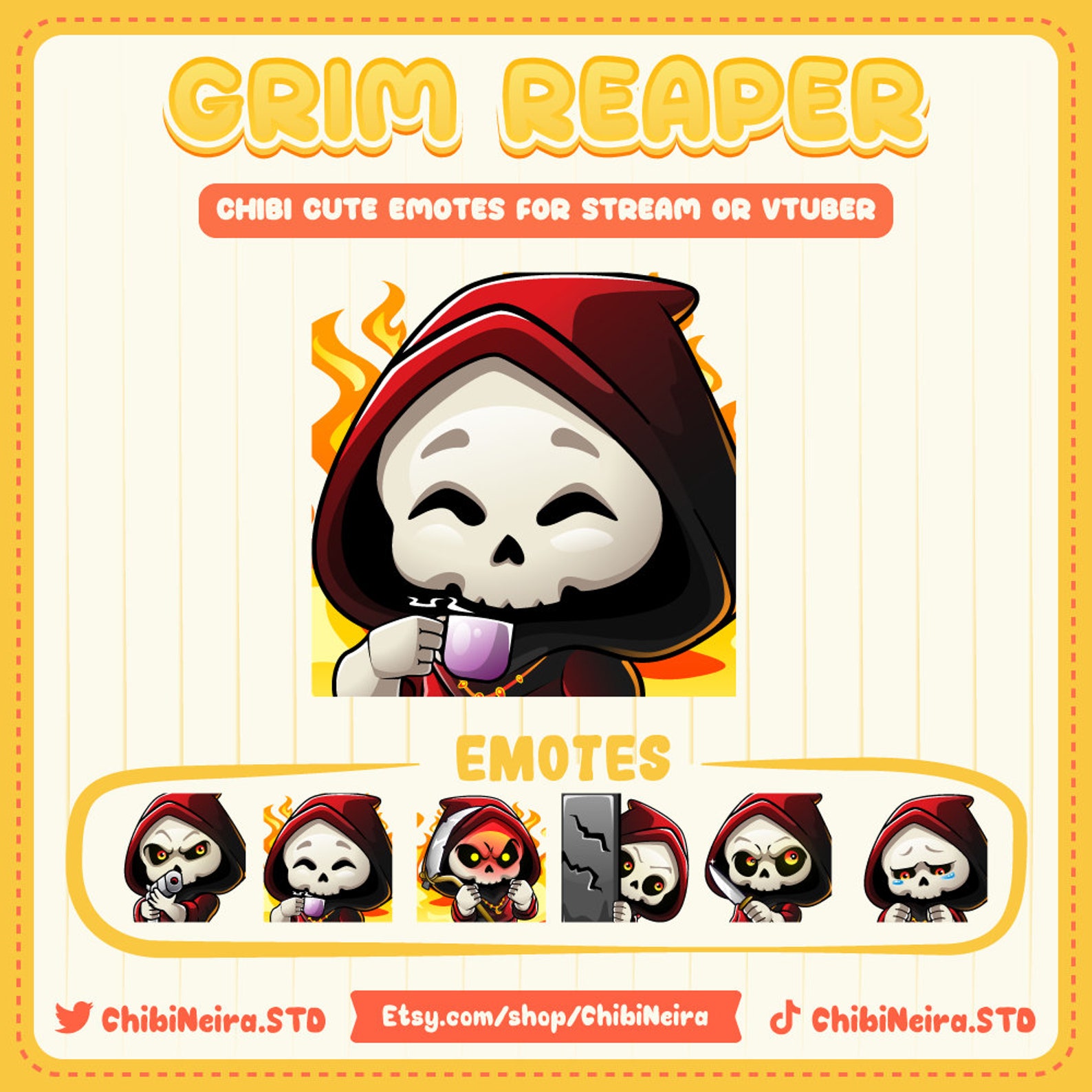 6x Grim Reaper Emotes Bundle / Knife Emotes / Gun Emotes / Rage Emotes ...