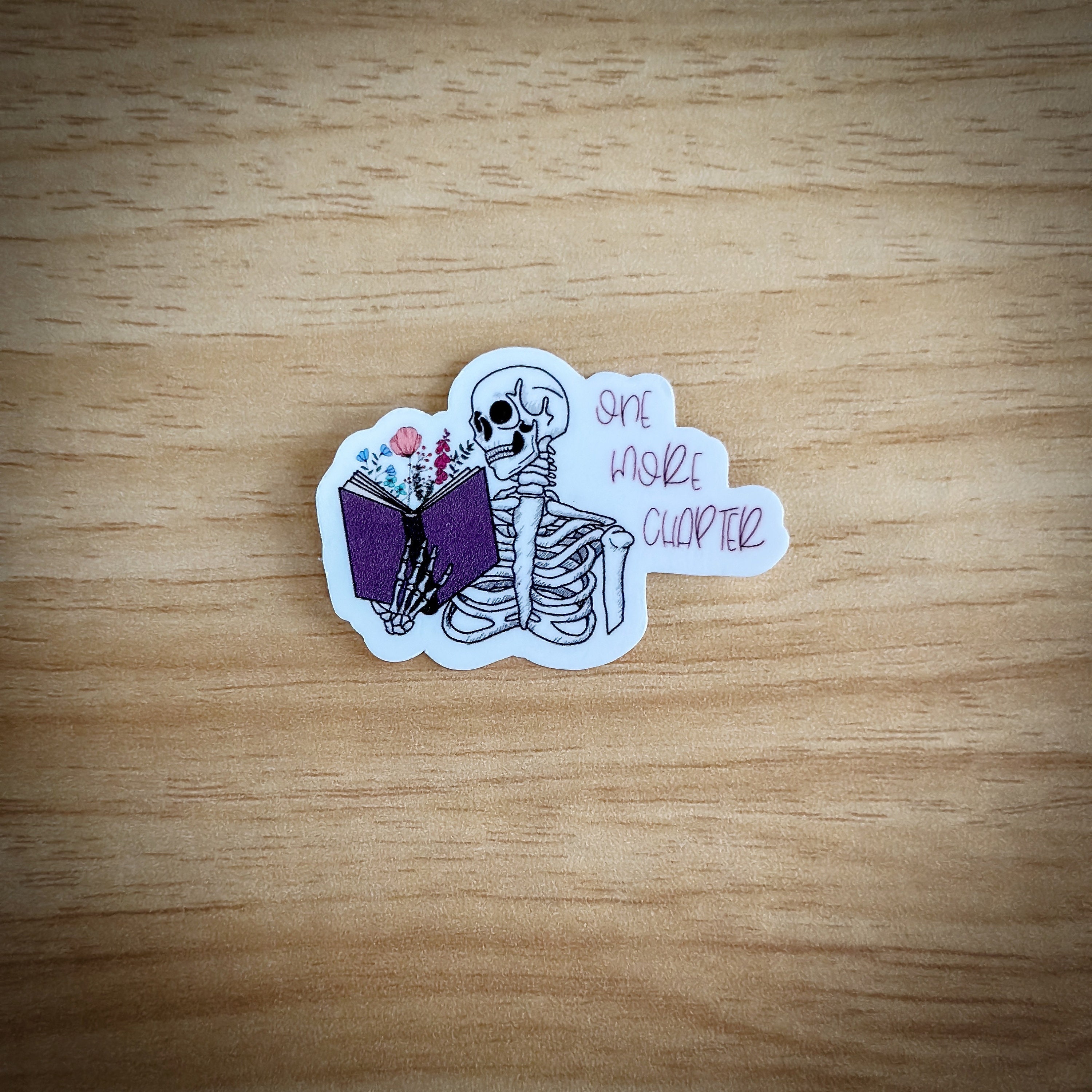 One More Chapter Sticker Bookish Sticker Kindle Sticker Bookish Merch ...